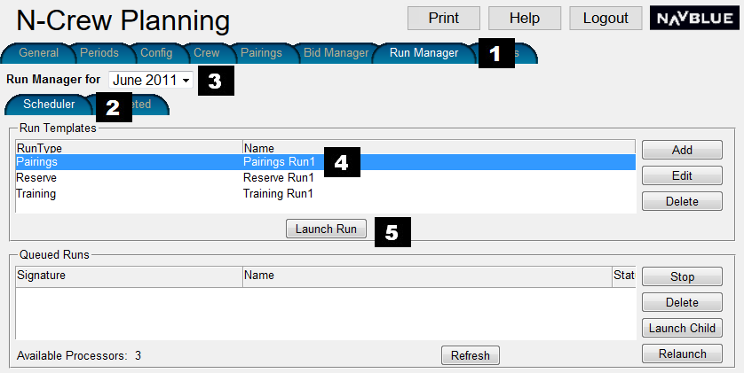 Set Up and Launch Runs