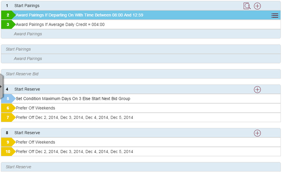 Consecutive Reserve - Bids That Can Be Submitted
